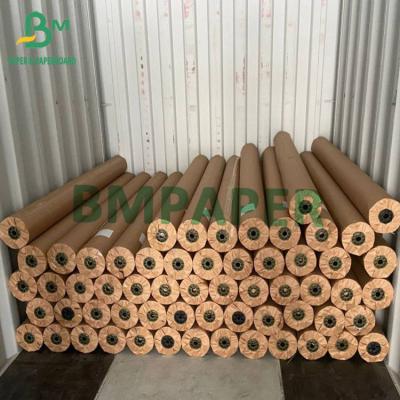 Cina 42gsm 45gsm Greyish White Plotter Paper Roll For Clothes 62" 65" 67" 72" 75" Uncoted Paper Samll Reel in vendita