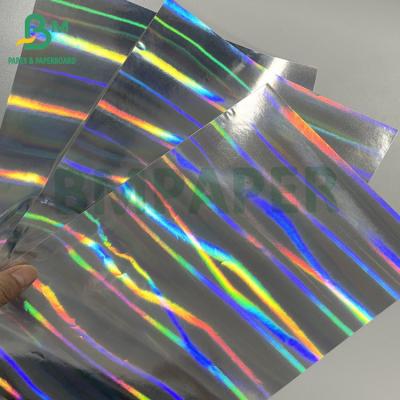 Cina Carta vergine 70gm argento alta resistenza al bagnato carta metallizzata a vuoto per etichette di birra in vendita