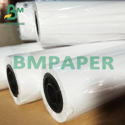 China 36" x 500ft 3" Core 20lb White Bond Paper For Wide Format Inkjet Printers for sale