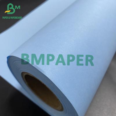 Cina Blue Plotter Paper Roll Double Sided Blueprint Paper Customized Width 50m 100m 150m Length in vendita