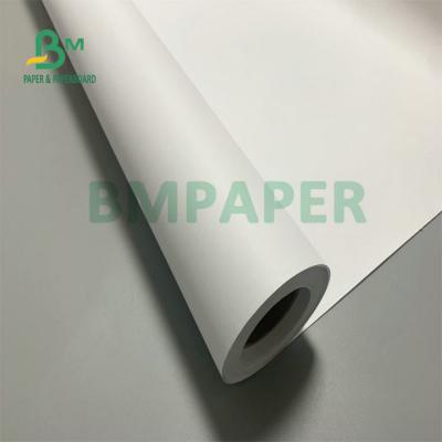 China 28lb 47lb Coated CAD Paper 24 36 Inches Roll Width Plotter Paper Bond Roll 3'' Core for sale