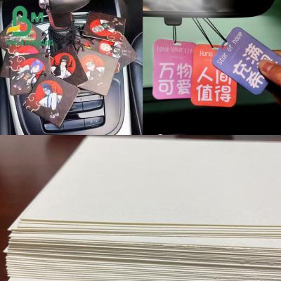 China 1.8mm 2.0mm Car Air Freshener Paper Excellent Absorption High Density Cotton Cardboard 70x100 for sale