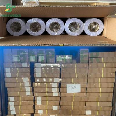 중국 24' X 150ft 코팅 28lb 잉크젯 플롯터 종이 결합 롤 2' 코어 판매용