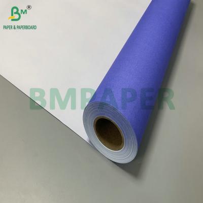 Cina 24'' X 150ft One Side Purplish Blue 20lb CAD Bond Paper Roll 2'' Core in vendita