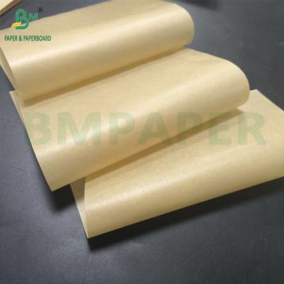 China Brown White 40g Non Stick Baking Paper Silicone Oven Baking Liner Paper for sale