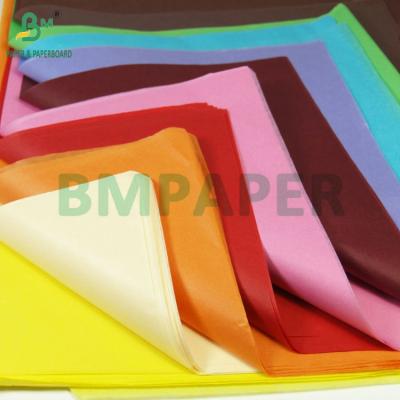 China 17gsm Colorful Tissue Wrapping Paper For Fruits Packing 50 x 70cm Lightweight for sale