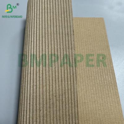 China 90gsm + 90gsm 2 Ply Brown Corrugated Paper Rolls 100cm X 50m Multi-Purpose Single-Faced Roll for sale