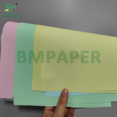 China 50gr 55gr CB CFB CF NCR Carbonless Copy Paper For Invoice Blue Image 65 X 92cm for sale