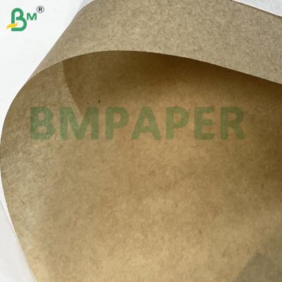 China 30gsm Greaseproof Paper Kit3 Kit5 Sheet Roll Unbleached Grease Resistant Paper For Fried Food Packing for sale