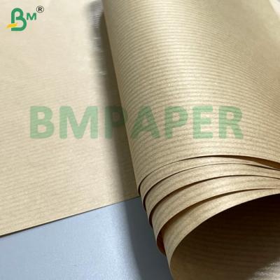 Cina Carta kraft a strisce marrone lucida per imballaggio per artigianato alimentare / fai da te in vendita