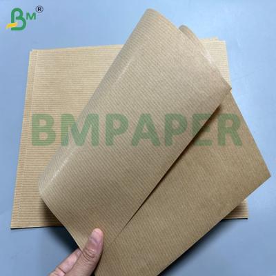Cina 60 g 70 g Rulli di carta kraft riciclata a costole di fibre lunghe per sacchetti alimentari 70 cm 80 cm in vendita