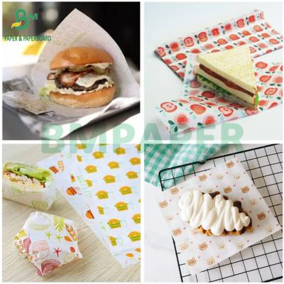 China Biologisch afbreekbaar BPA-vrij 30GSM 40GSM Waxed Deli Paper voor burgerverpakkingen Te koop