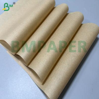 Cina Carta per sandwich marrone antigrasso da 30 gsm 35 gsm per avvolgere alimenti 18x18