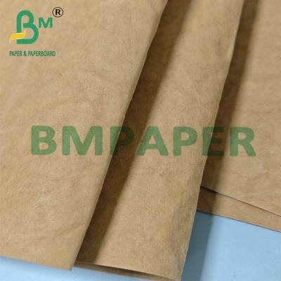 China Natural Texture Recycled Washed Kraft Paper Roll for Gift Wrapping for sale