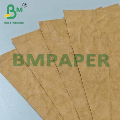 China Natural Texture Recycled Washed Kraft Paper Roll for Gift Wrapping for sale