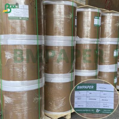 China Papel térmico en rollo jumbo de 70 g/m² y 80 g/m² para impresora POS, 490 mm, superficie lisa en venta