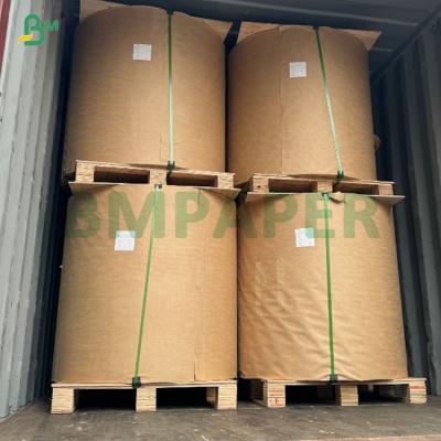 China 140gsm Unbleached Kraft Paper High Expansible 2000mm In Roll for Cement Packing for sale