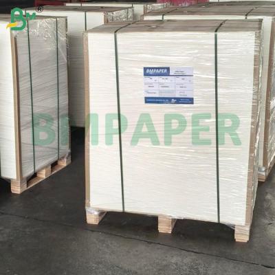 China 400g White Blister Card Stock Brown Back Duplex For Toothbrush Packaging 70x100cm for sale