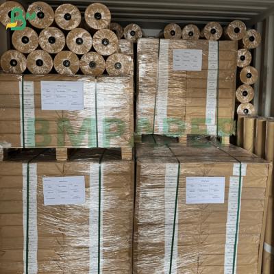 China 80gsm 46.7cm Roll Width Plain Kraft Paper Rolls for Envelopes for sale