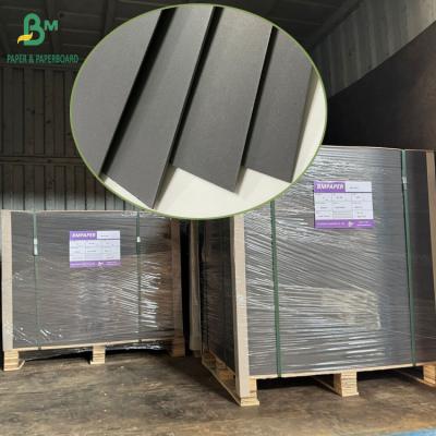 China 1.2mm 1.5mm 1.6mm 1.8mm Black Solid Board for High-end Wine Package Boxes for sale