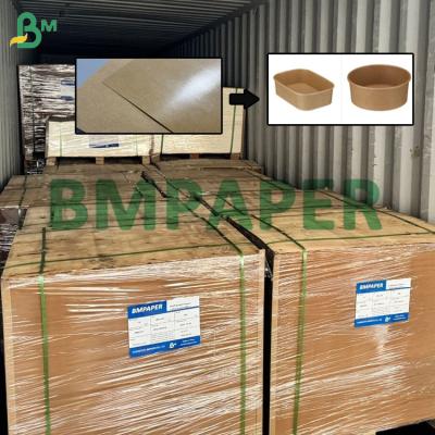 China 300gsm Brown Food Paper With Single-side PP/PE Coating 15gsm for sale