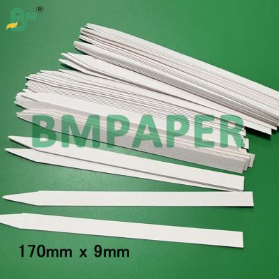 China White Fragrance Test Paper Strips, Absorbent Board 160mm X 10mm 170mm X 9mm for sale