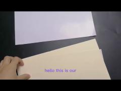 100 gsm Reciclável Creme Liso Grão de Madeira Papel Jumbo Em Rolo Largura 34