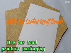 250гм Пищевой белый лист Kraft для упаковки пищевых продуктов