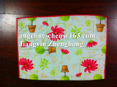 China 100% polyester microfiber microfibre printed towel for sale
