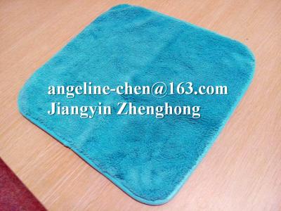 China Top quality premium microfiber compound double side plush towels/cloths for sale