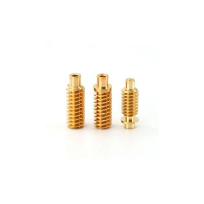 China CNC Lathe Copper Brass Turning Parts Custom Various Brass Machining Parts for sale
