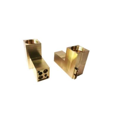 China 0.01mm Tolerance Brass Cnc Turned Parts Oem Customized for sale