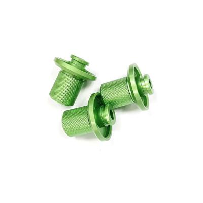 China Metal CNC Turning Parts High Tolerance Copper CNC Lathe Machining Nut With Silk Screen for sale