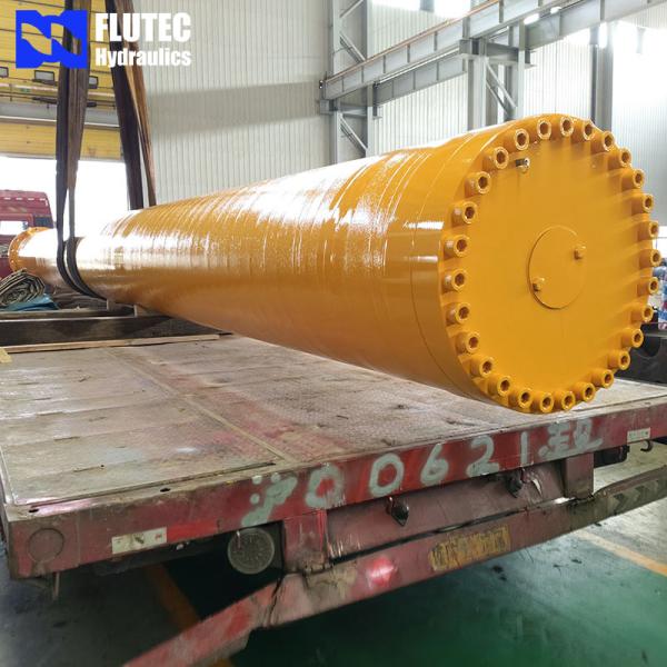 Bore760xRod380xStroke12000 Cilindro idraulico per la linea di produzione idraulica a freddo