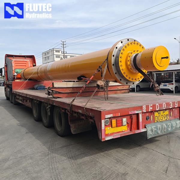 Bore760xRod380xStroke12000 Cilindro idraulico per la linea di produzione idraulica a freddo