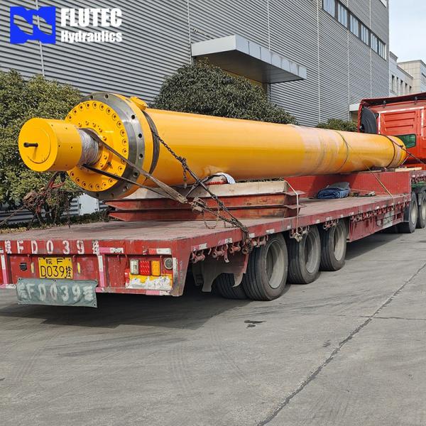 Bore760xRod380xStroke12000 Cilindro idraulico per la linea di produzione idraulica a freddo