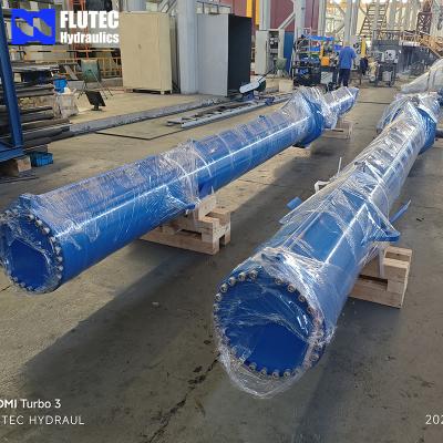 China Sistema de controlo do portão da barragem de cilindro hidráulico de auto-projeção à venda