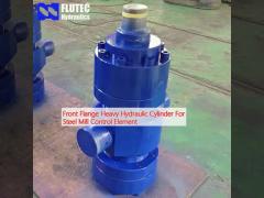 Vorderflens zware hydraulische cilinder voor staalfabriek regelelement