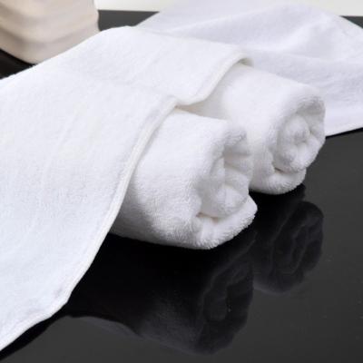 China hotel towel 70*140cm cotton soft white bath towel. for sale