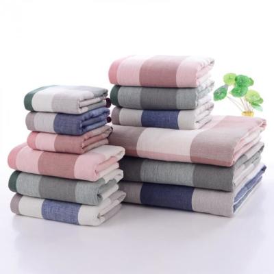 China 35*75cm/70*140cm colorful cotton wholesale face towels bath towels for sale