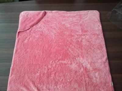 China microfiber coral fleece baby hooded towels for sale