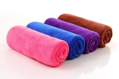 China microfier quick-dry colors soft feeling towels for sale