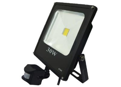 China Aluminum Case 30W LED PIR Floodlights Slim Good Heat Control For Factory Lighting for sale