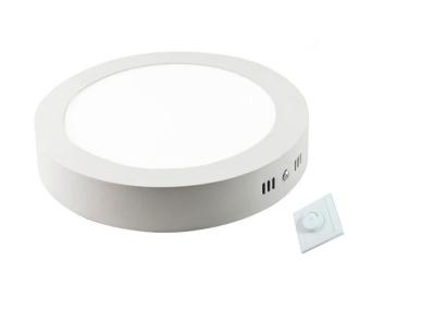 China 2000lm Round Surface Mounted Dimmable LED Panel Light 24 Watt for sale