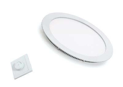 China Recessed Round Slim Dimmable LED Ceiling Light 12W For Hotel Exhibition for sale