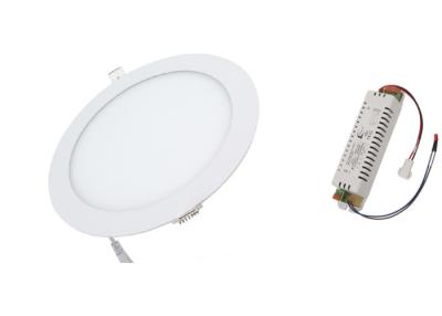 China Hotels Ultra Thin 15W Emergency LED Panel Light Round Recessed Anti - Shock for sale