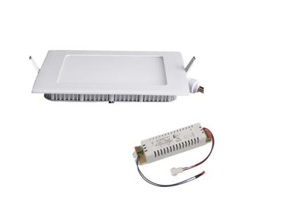 China Ultra Slim Square Ceiling 6W Emergency LED Panel Light 120  x 120MM Recessed for sale