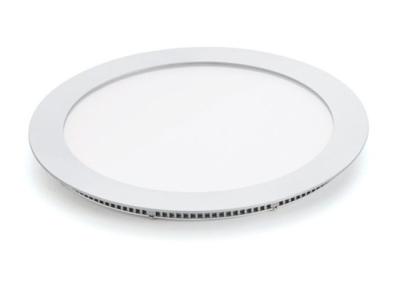 China White Recessed Round Slim LED Panel Light Good Heat Dissipation CRI 80 for sale