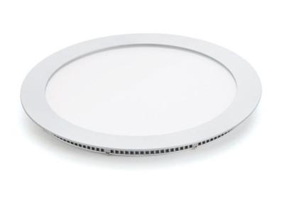 China Daylight White 85 - 265V 12W Slim LED Flat Recessed LED Panel Light Round for sale