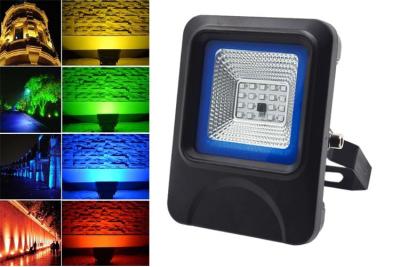 China RF Remote Control LED Flood Lights 10W 16 Color 20M Diatance For Landscape for sale